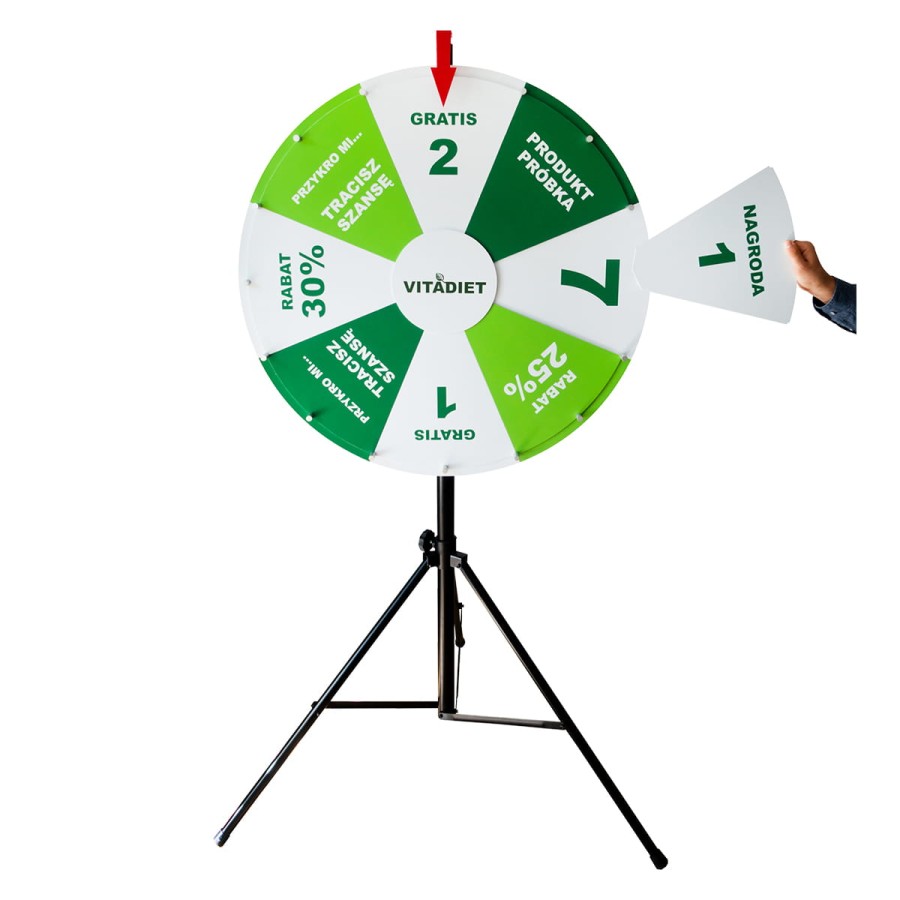 Duże Reklamowe Koło fortuny XL - model BASIC (Tarcza WYMIENNE POLA) XL ...